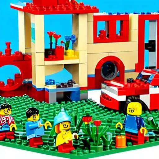 poppy playtime lego set | OpenArt