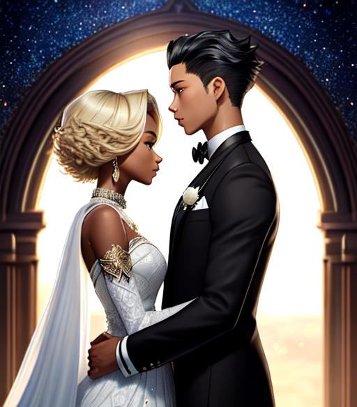 scenic jrpg character concept of 2 people (young man... | OpenArt