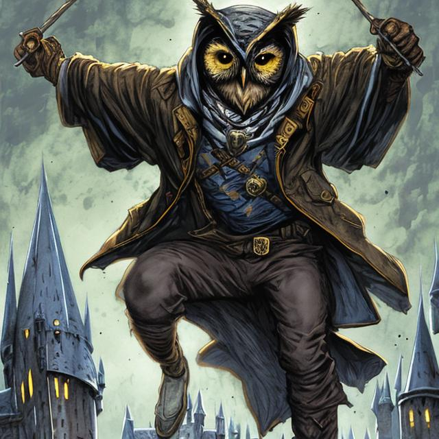 owl-man rogue in hogwarts