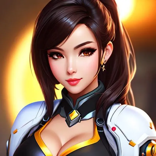 high quality, beautiful woman, overwatch, deviant ar... | OpenArt