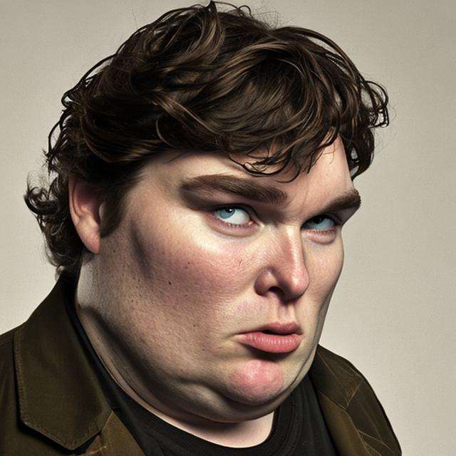 a fat cillian murphy frowning