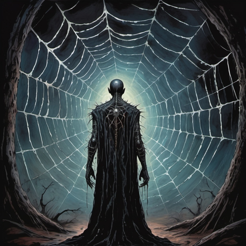 Cloak yourself in shadows and webs and lurk in the d...