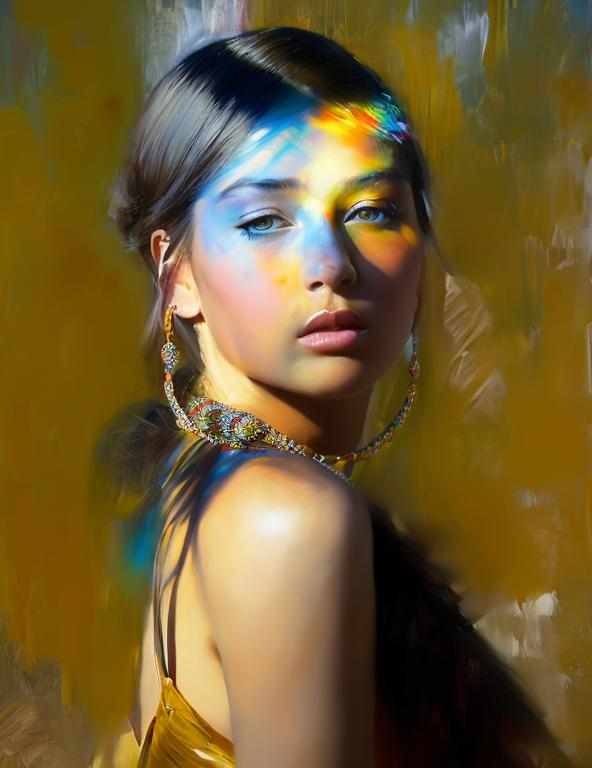 An Apache-Mohave, oil painting, beautiful, imperial... | OpenArt