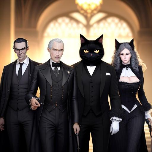 Award winning group picture of Professor Woland a fi... | OpenArt