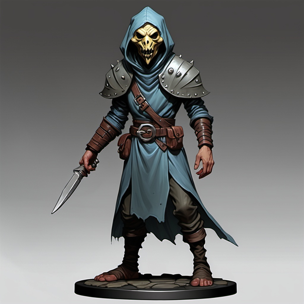 dungeons and dragons evil gloom stalker human with mask