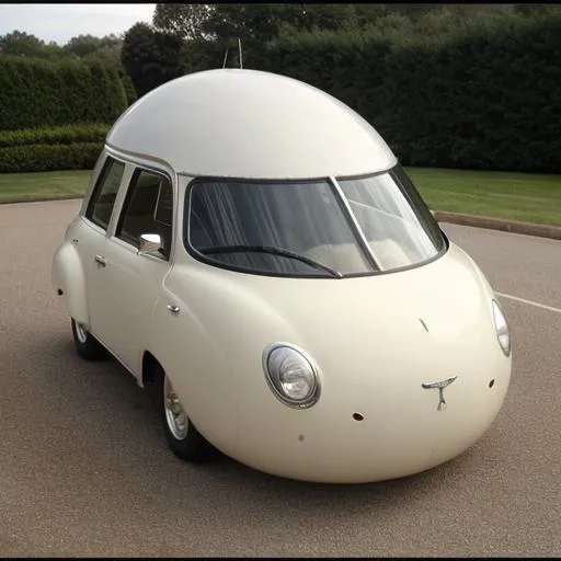 Giant egg car