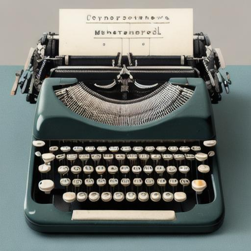Vintage manual typewriter | OpenArt