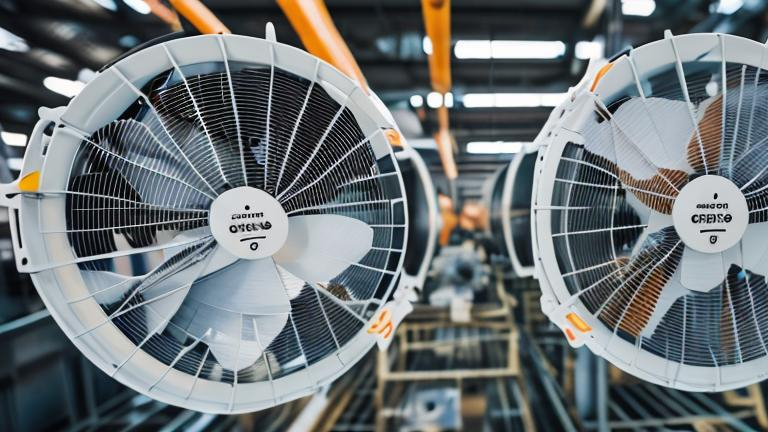 Fans in a factory | OpenArt