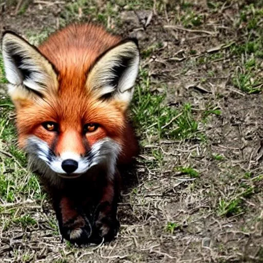 Front half fox back half jaguar with owl wings reali... | OpenArt