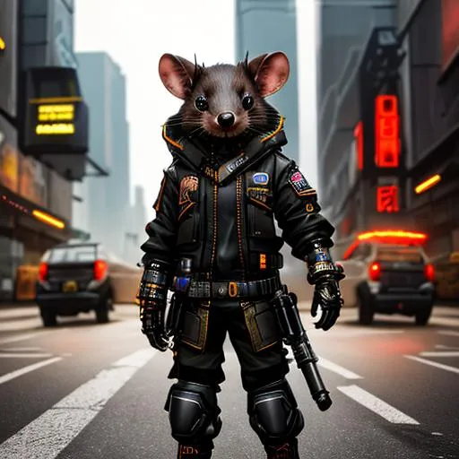 cyberpunk rat