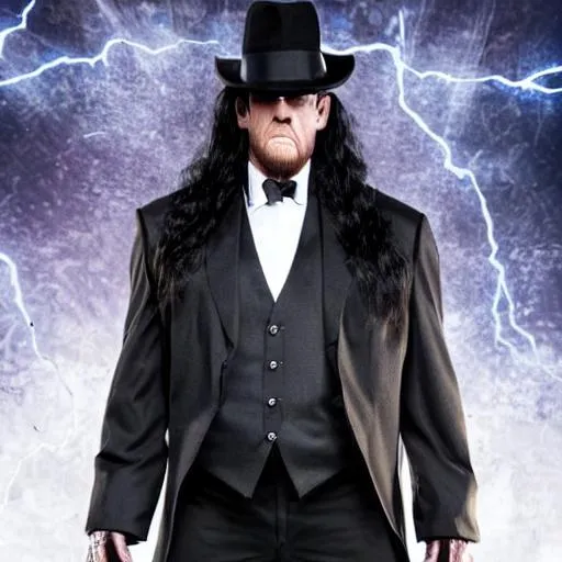 highly detailed promo image of undertaker wwe | OpenArt