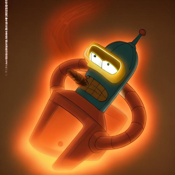 Bender Bending Rodríguez from fururama