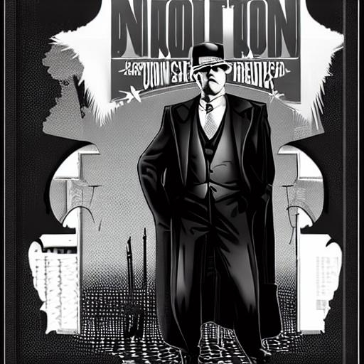 prohibition era gangster in noir art style | OpenArt