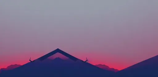 Multiple layers of silhouette {object1}, with silhou... | OpenArt