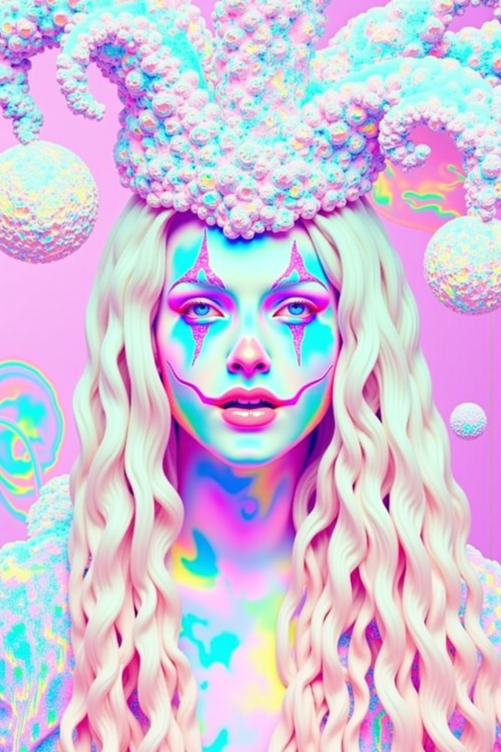 A super hyperrealistic yet also illustrative and cre...