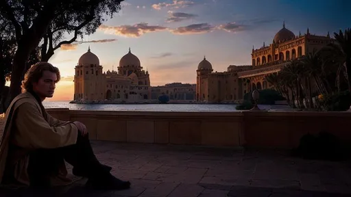 Older Anakin skywalker, watching the beautiful and m...