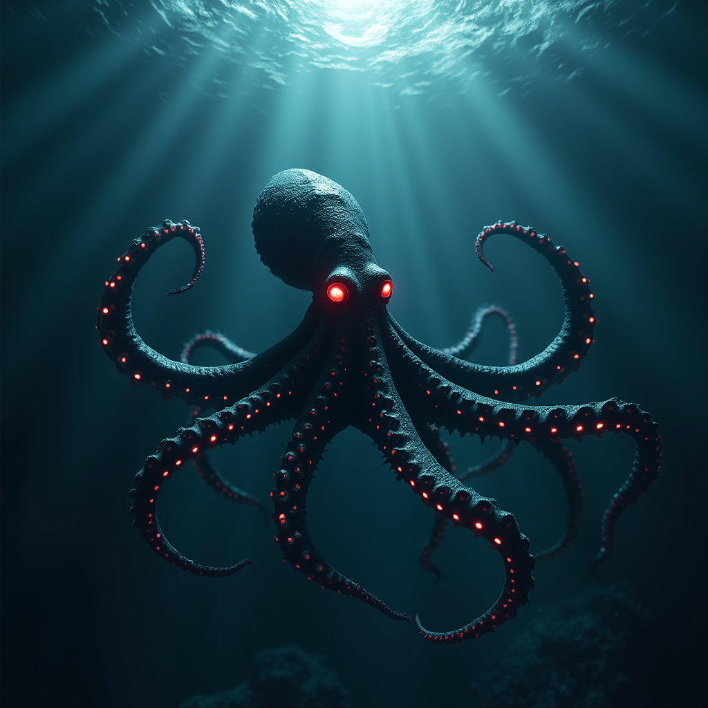 vampire octopus realistic
