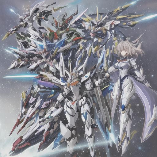 Magical Mecha robot knight