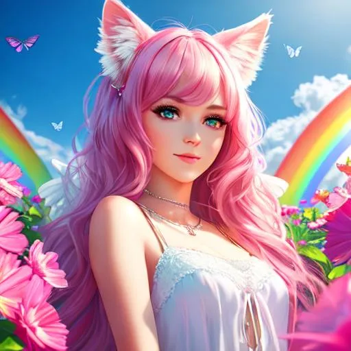 The beautiful woman with face like cat , cat stealth... | OpenArt