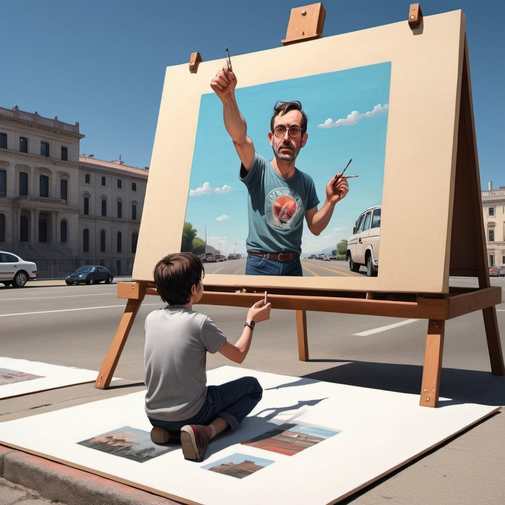 an artist rebelling against a government with their art