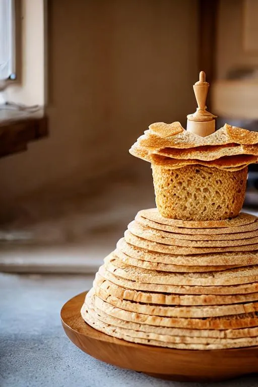 Dress made of bread | OpenArt