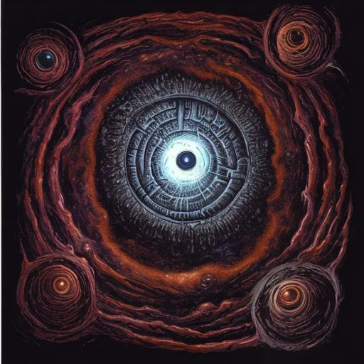 Azathoth, center of the universe, black hole, cosmos... | OpenArt