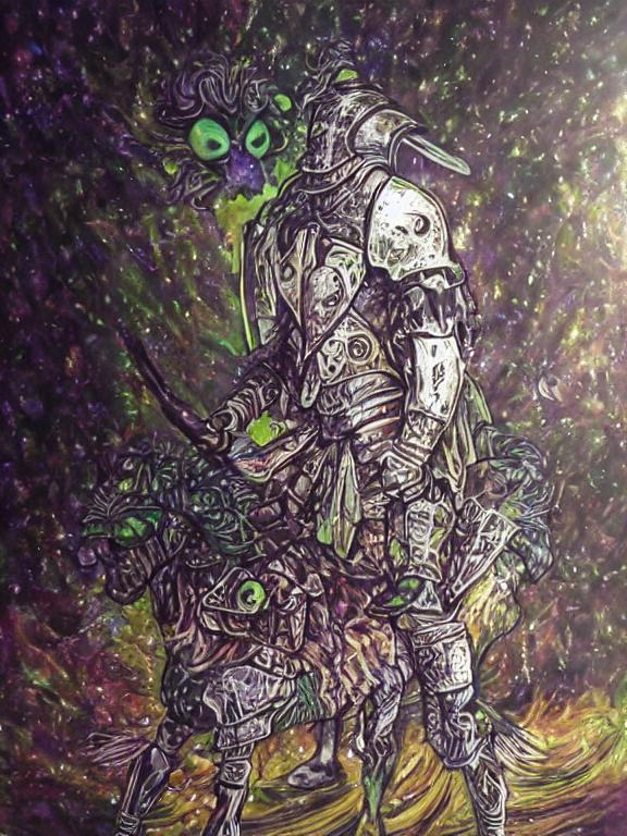 Trippy knight | OpenArt