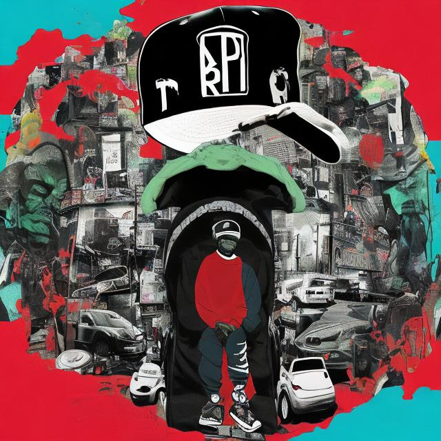 rap album cover one person | OpenArt