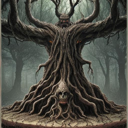 A MONSTER THAT GUARDS ROOTS OF TREE TO HELL | OpenArt