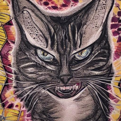 Detailed Art of a Scared Gypsy Cat. | OpenArt