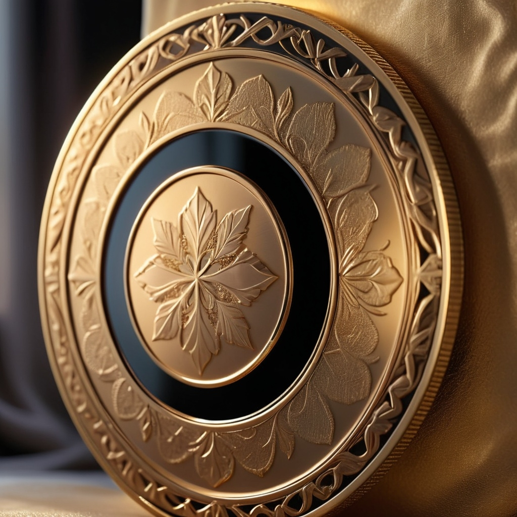 Use the image to design a coin currency with the sym...