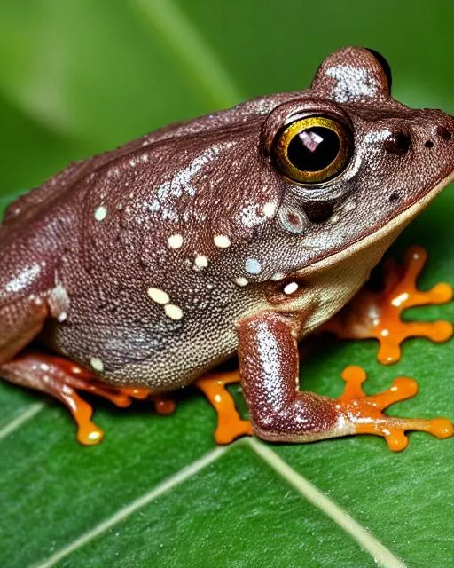 realistic popcorn frog | OpenArt