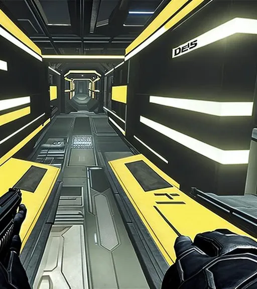 6 panel storyboard on a Futuristic Fps | OpenArt