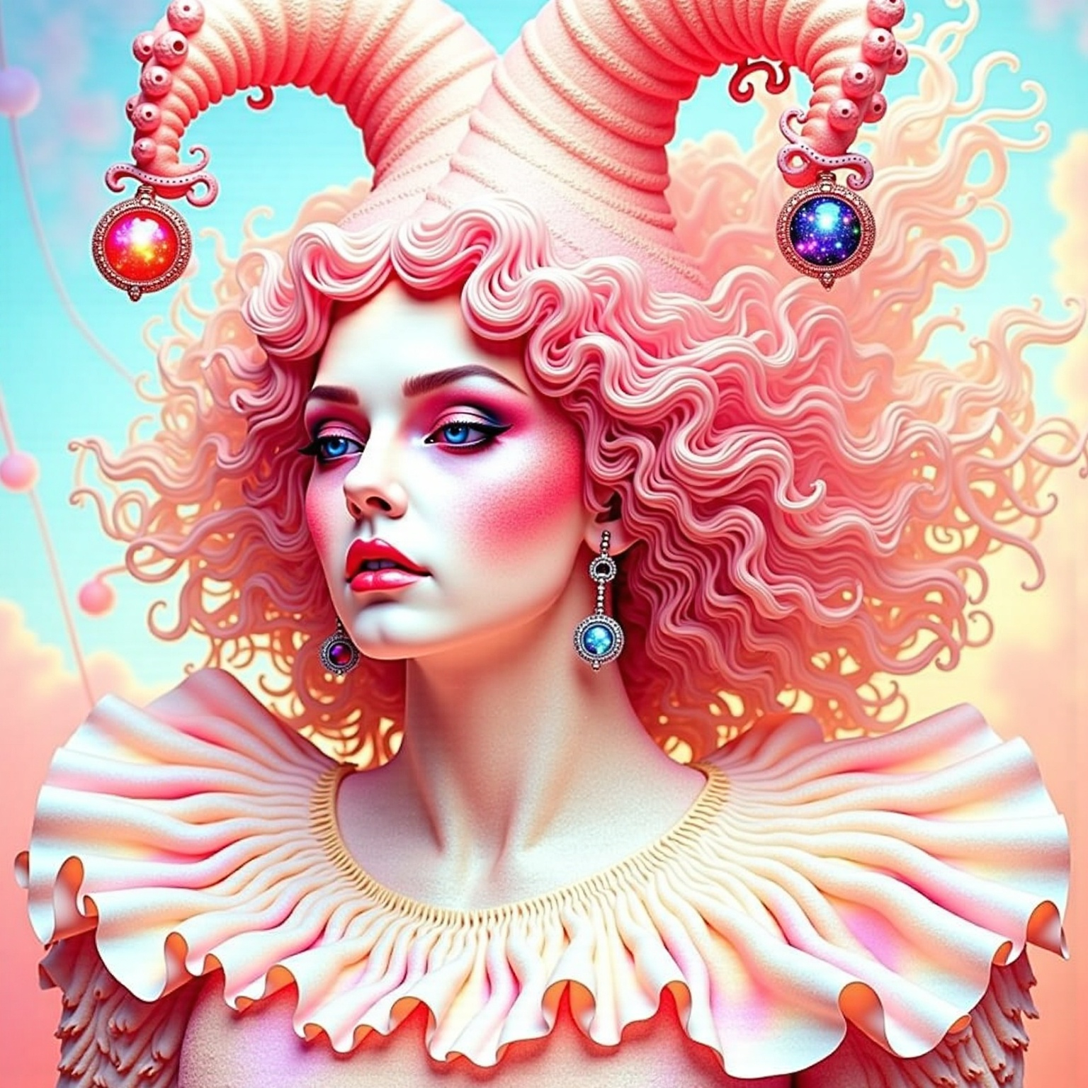 A super hyperrealistic yet also illustrative and cre...