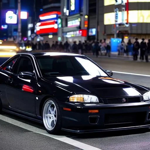 Street race, tokyo tonight, jdm cars | OpenArt