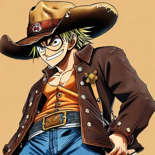 cowboy anime style | OpenArt