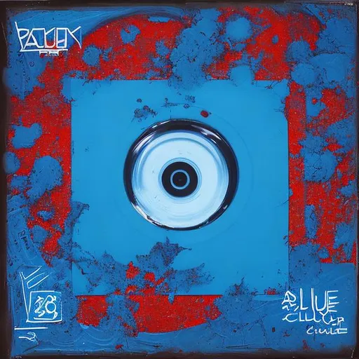 album cover, all blue