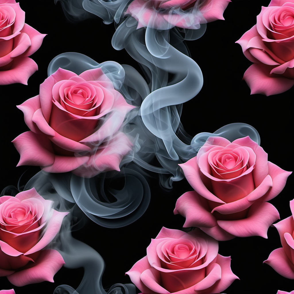 huge smoke effect stunning roses vivid color black...