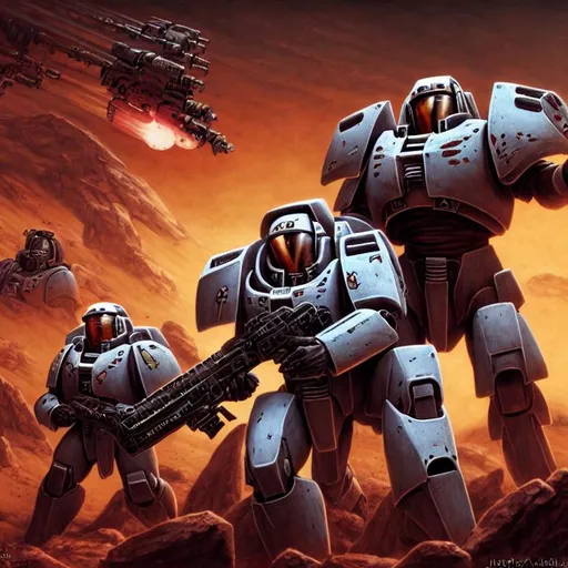 orcs and trolls operating dieselpunk artillery, 4k,...