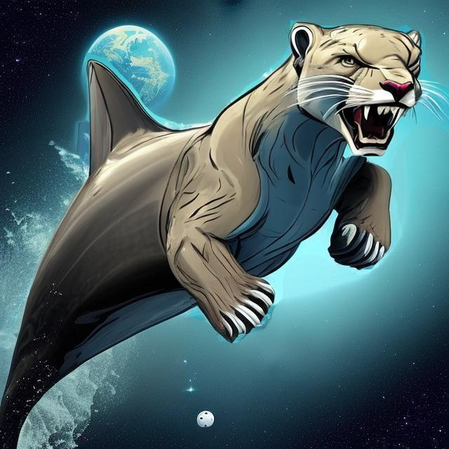 zoom out and give it a proper dolphin tail fin