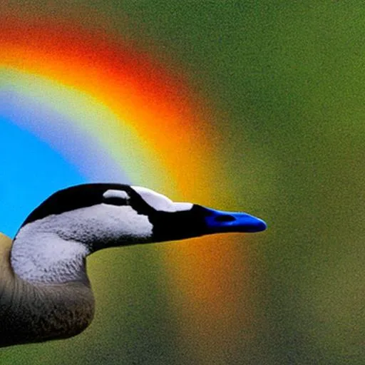 Rainbow goose