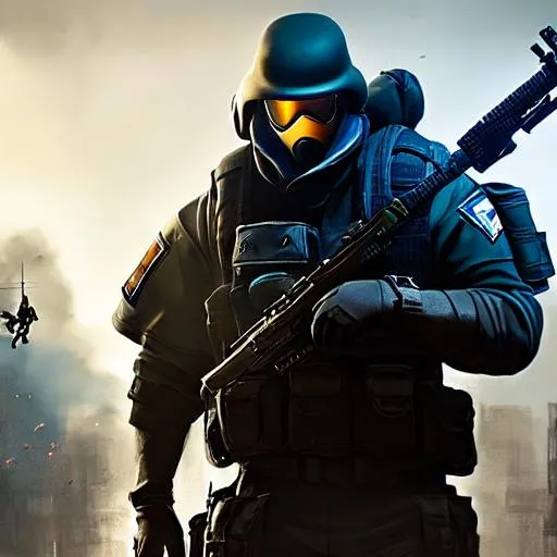 Professional painting of Dokkeabi from rainbow six s... | OpenArt