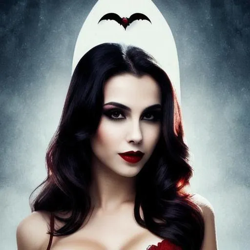 beautiful vampire woman