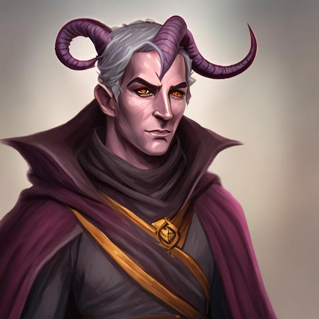 Male Tiefling Wizard