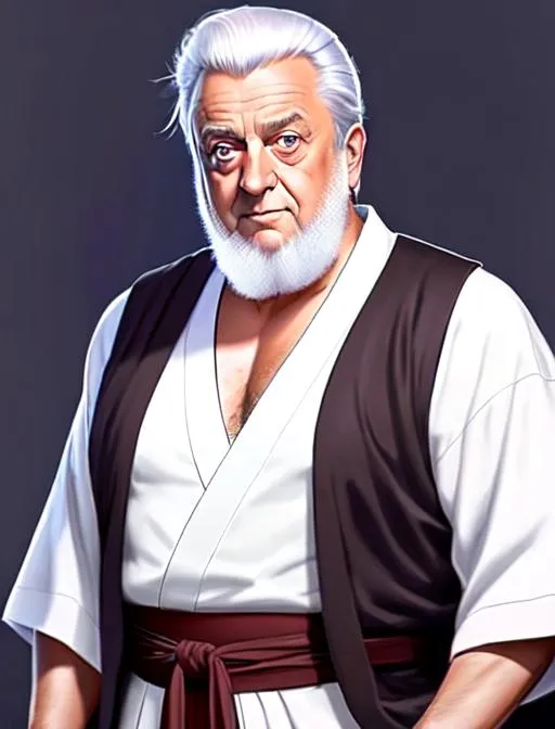 Fullbody portrait of Rodney dangerfield, 76 years ol...