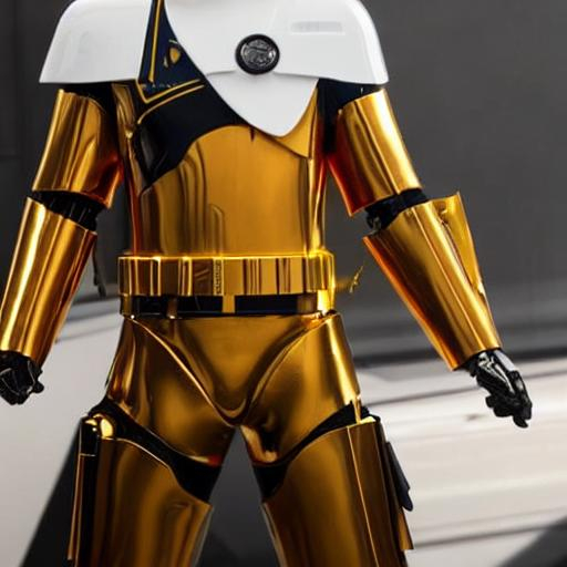 Golden first order Stormtrooper | OpenArt