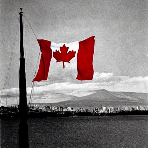 Canadian flag Salvador Dali. | OpenArt