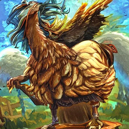 wizard riding a turkey | OpenArt