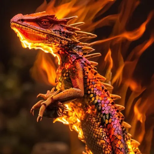 fire lizard | OpenArt