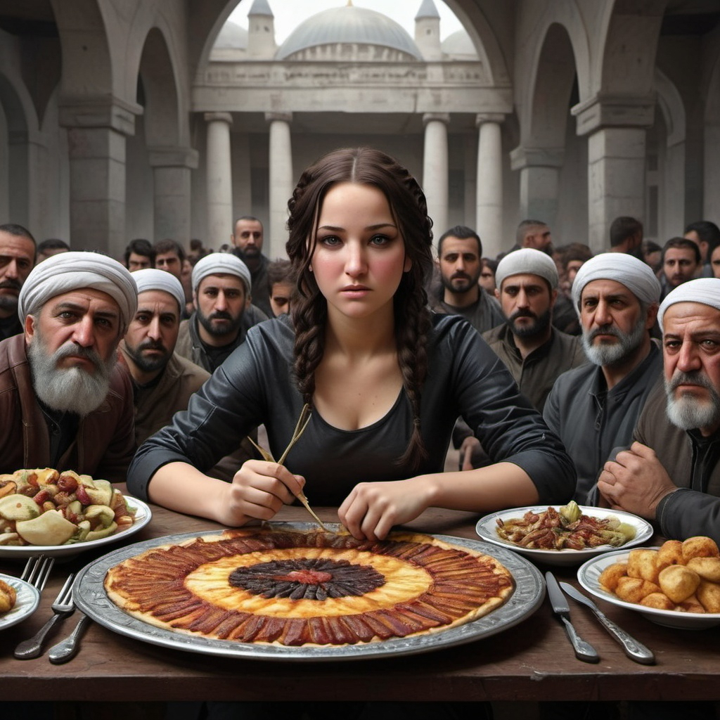 Hyperrealistic turkish style hunger games